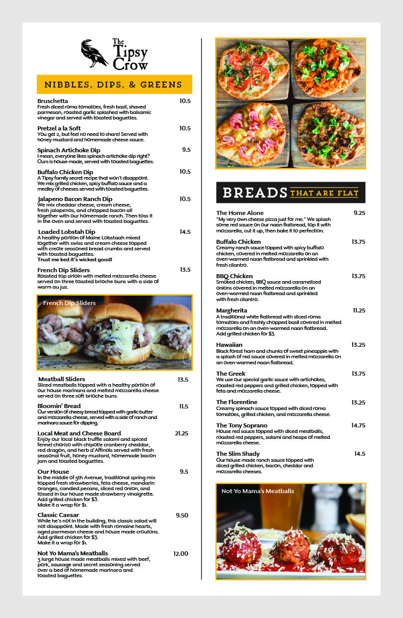 Dine – The Tipsy Crow – Gaslamp Quarter, San Diego, CA